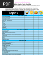 Maths Genie GCSE Checklist | PDF | Trigonometric Functions | Area