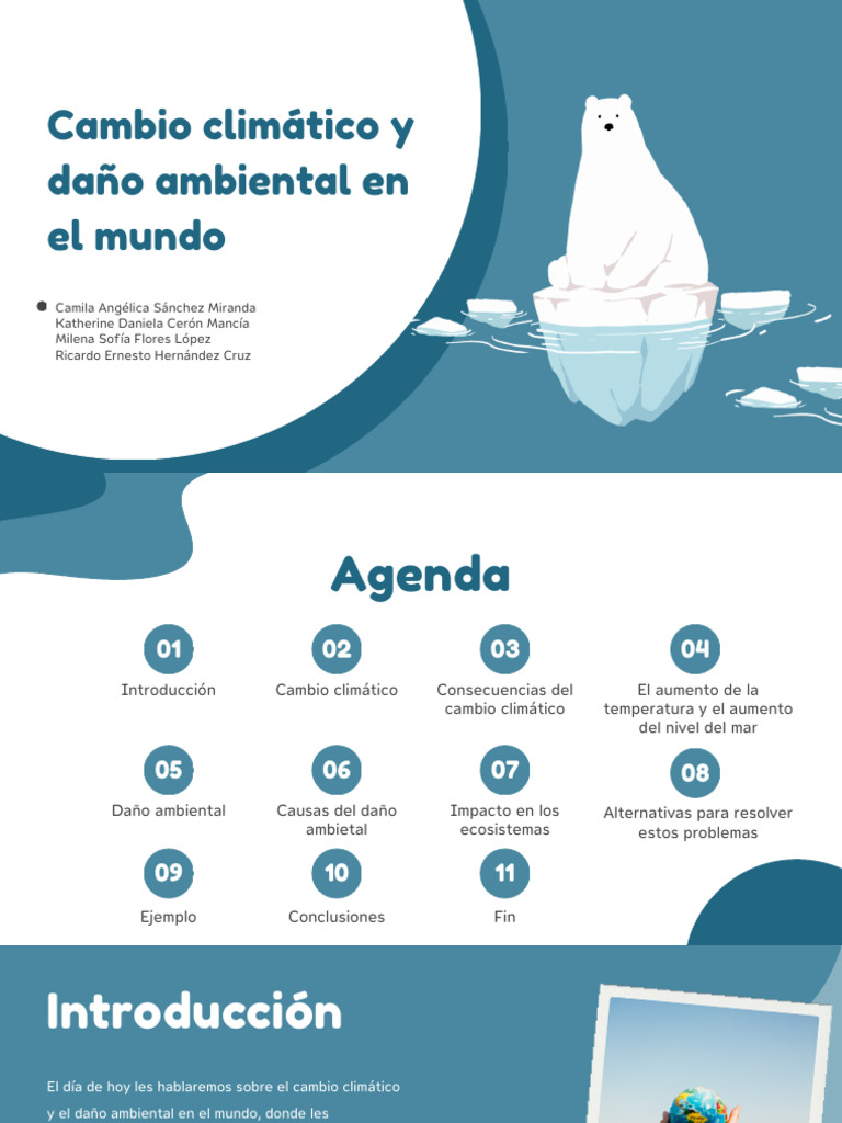 Cambio Climático y Daño Ambiental en El Mundo | PDF | Entorno natural ...