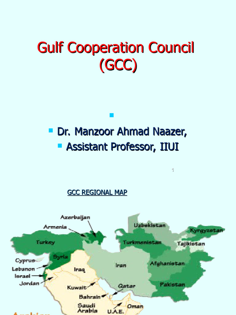 GCC 1 | PDF | Gulf Cooperation Council | Economies