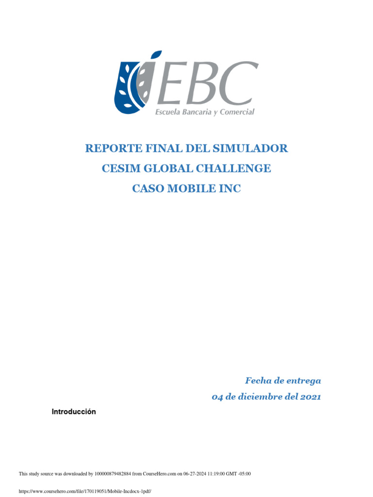 Mobile Inc - Docx 1 PDF | PDF | Business | Marketing