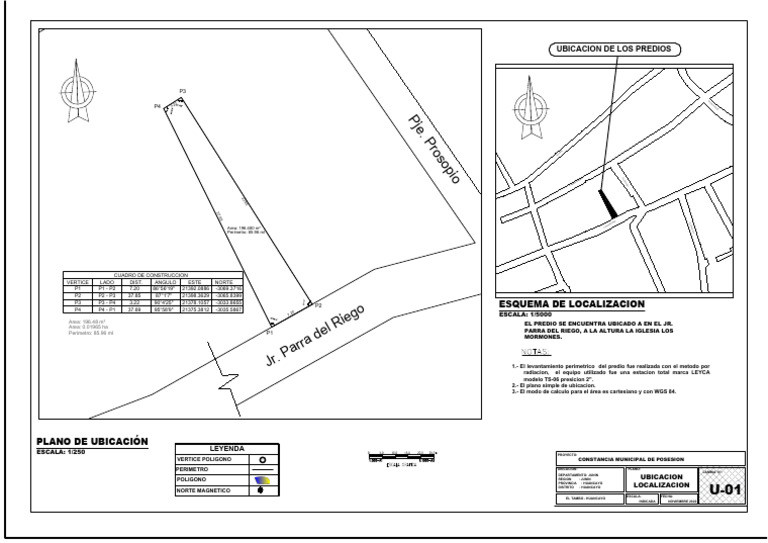 Plano de Ubicacion Simple | PDF