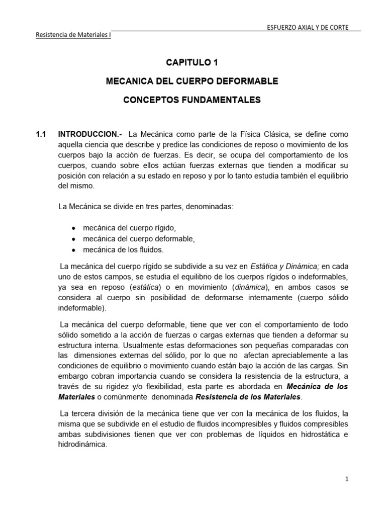 1 - Temas 1-2 Fundamentos y Esfuerzo - Deformacion Axial y de Corte ... 1 - Temas 1-2 Fundamentos y Esfuerzo - Deformacion Axial y de Corte ...