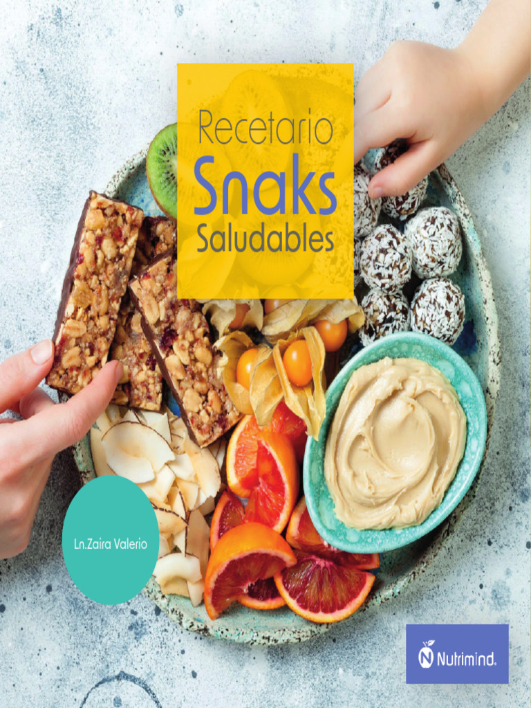 Recetario Snacks Saludables | PDF | Alimentos | Cocina