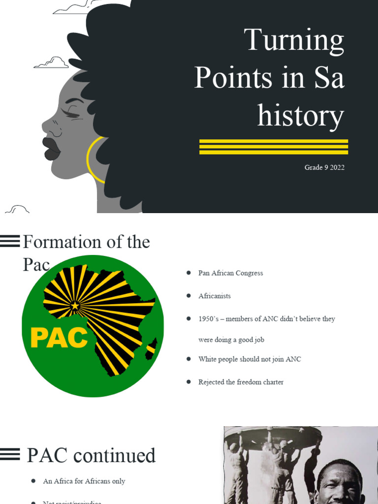 History Grade 10-Turning Points in SA (IEB) | PDF