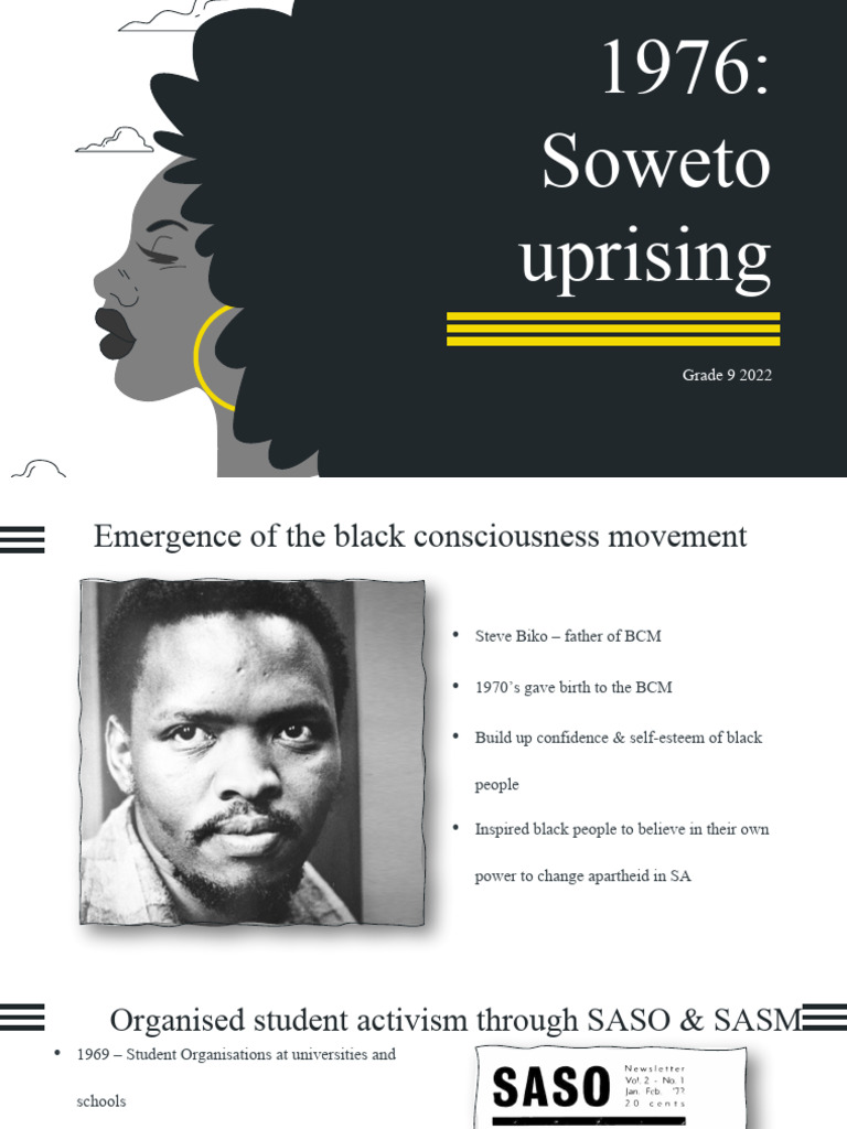 History Grade 10-Soweto Uprising (IEB) | PDF