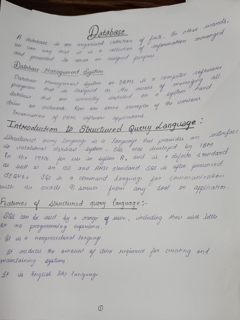 DBMS File Part-1 | PDF