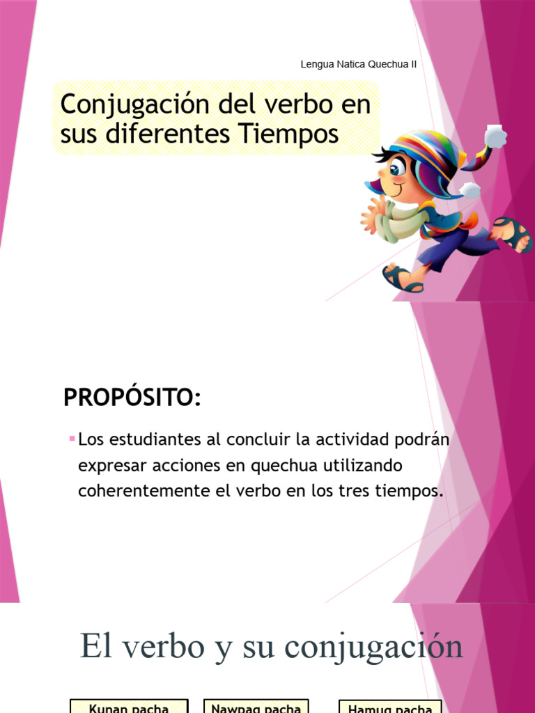 Conjugacion Del Verbo2 Pdf Verbo Conjugación Gramatical