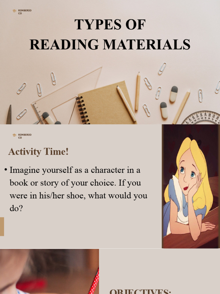 Module 2, Topic 3 Types of Reading Materials | PDF | Blog | Information