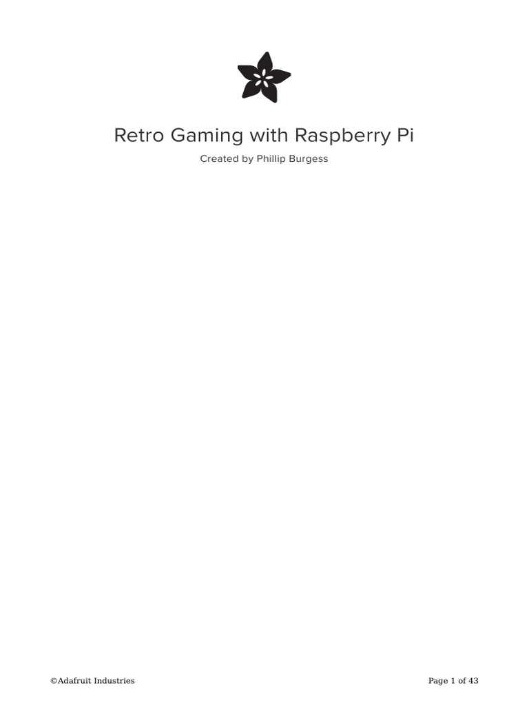 Retro Gaming With Raspberry Pi | PDF | Raspberry Pi | Computing