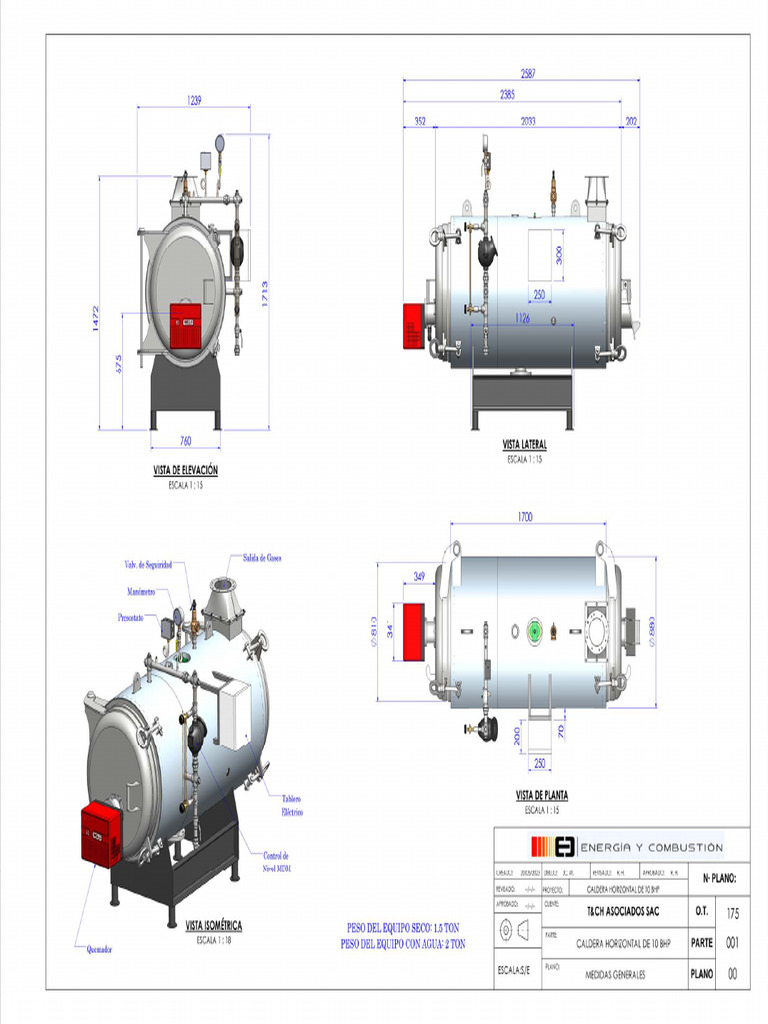 CALDERA-MEDIDAS GENERALES | PDF