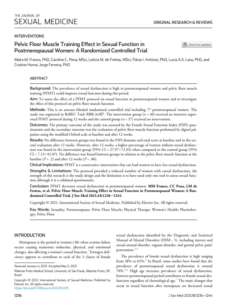 TMAP e Menopausa | Download Free PDF | Sexual Dysfunction | Menopause