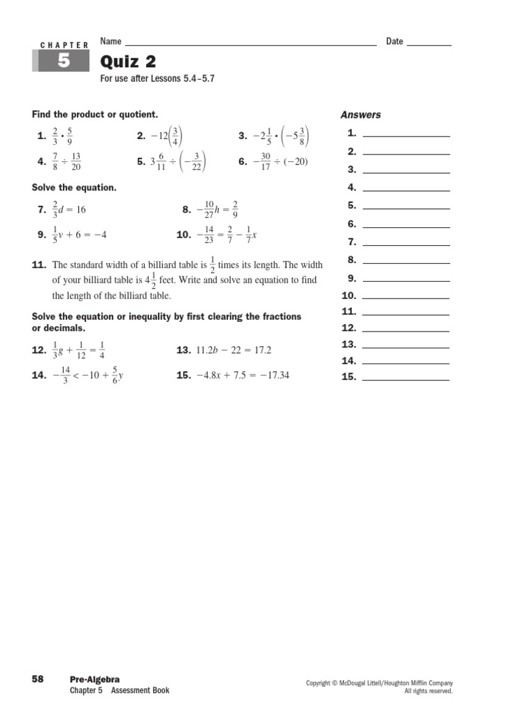 5.4-5.7 Quiz 2 | PDF | Mathematics | Arithmetic