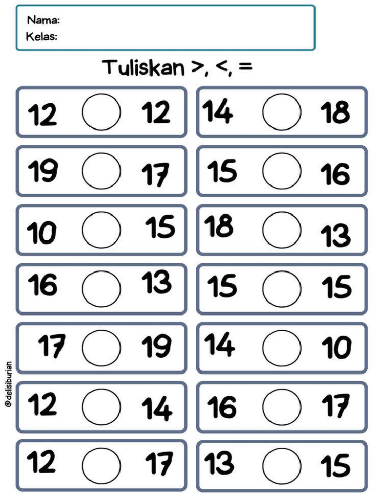 Comparing Number | PDF