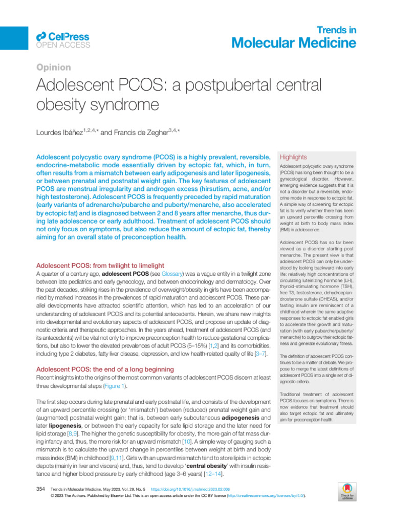Pcos | PDF | Polycystic Ovary Syndrome | Puberty
