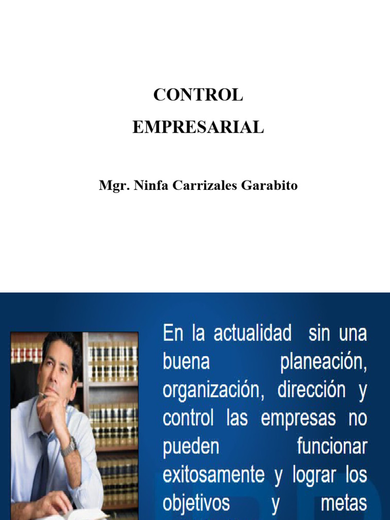 Control Empresarial: Conceptos y Funciones | PDF | Calidad (comercial ...