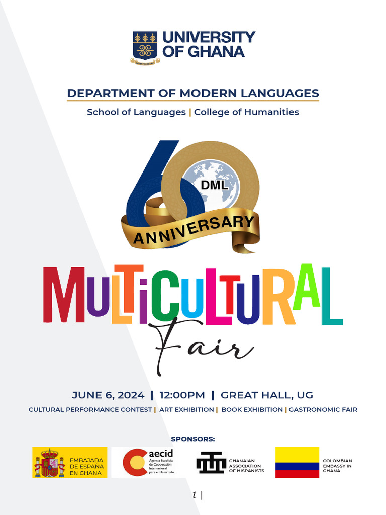 Final MULTICULTURAL FAIR BROCHURE | PDF | University | Ghana