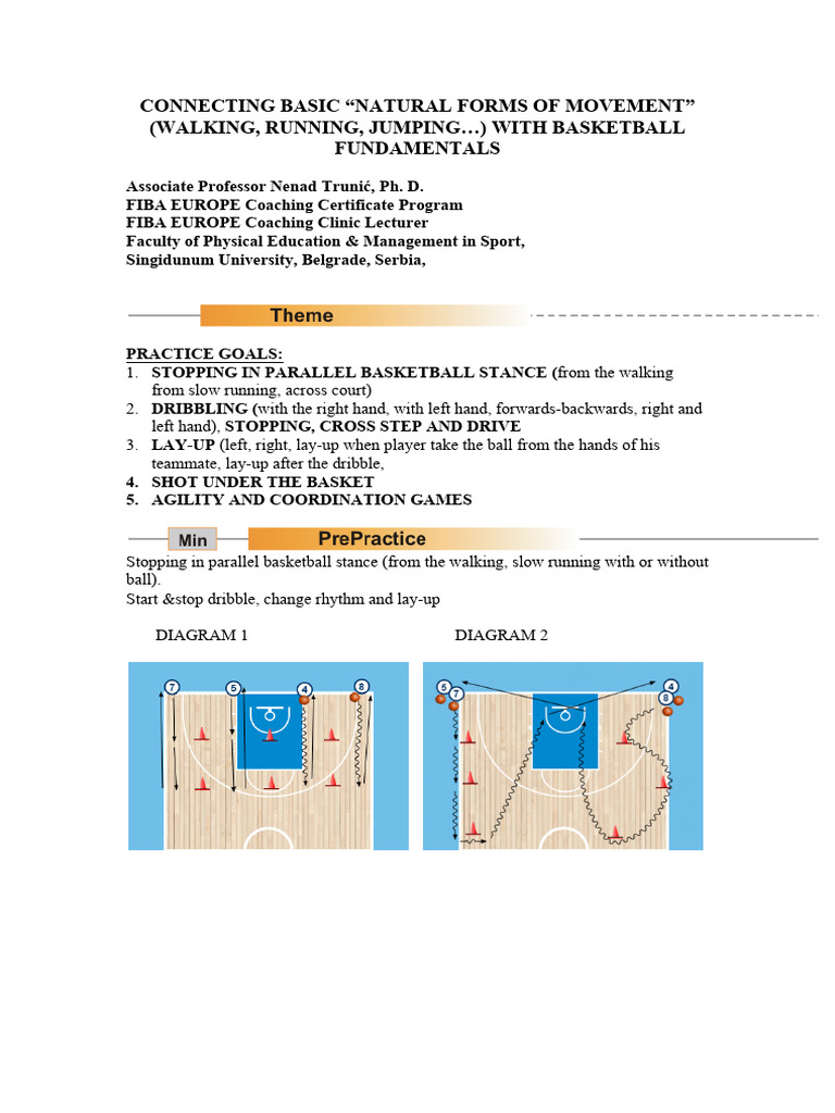 Basketball Fundamentals and Drills Guide | PDF