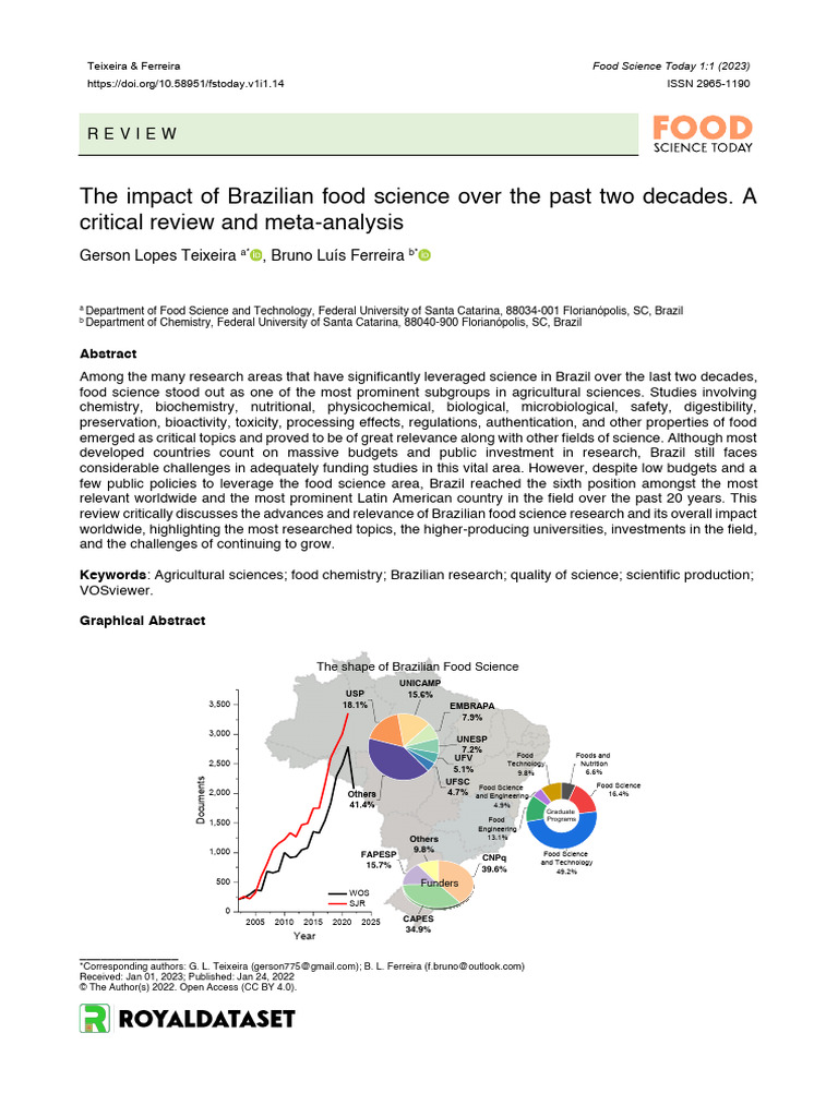 FST 2023 V1 014 Teixeira Et Al 2023 | PDF | Food Science | Science