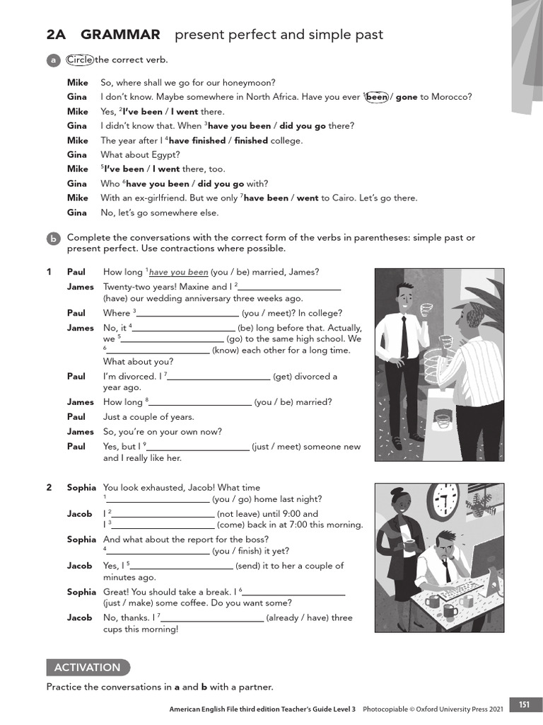AEF3e Level 3 TG PCM Grammar 2A | PDF | Linguistics | Grammar