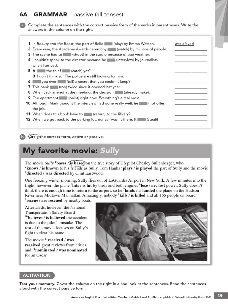 AEF3e Level 3 TG PCM Grammar 6A All Passives | PDF | Language Arts & Discipline | Art