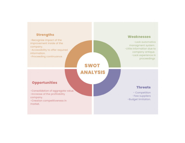 SWOOT ANALYSIS | PDF
