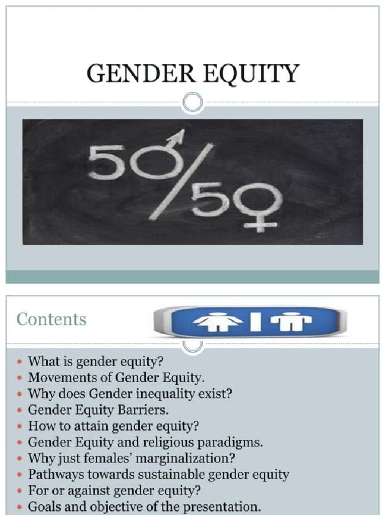 Gender Equity | PDF