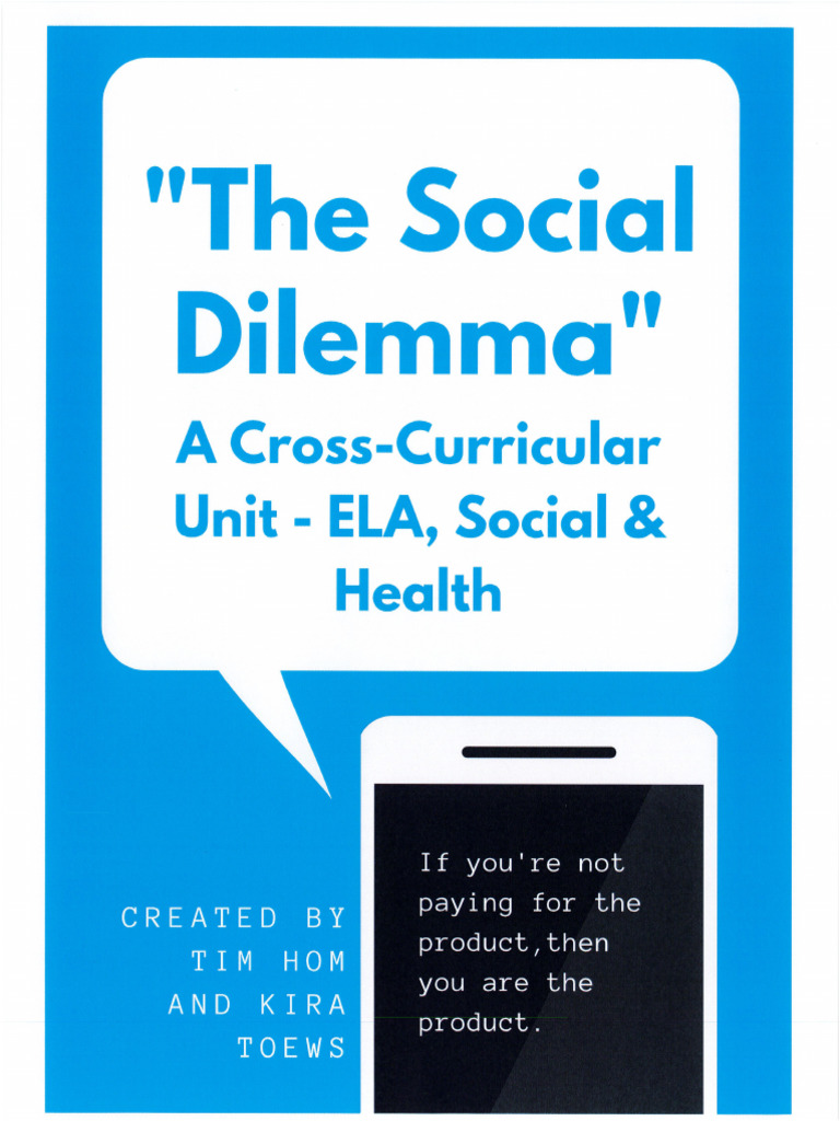 The Social Dilemma Classwork | PDF