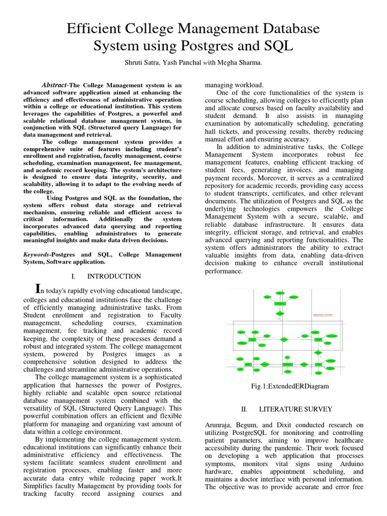 Efficient College Management Database System | PDF | Postgre Sql ... Efficient College Management Database System | PDF | Postgre Sql ...