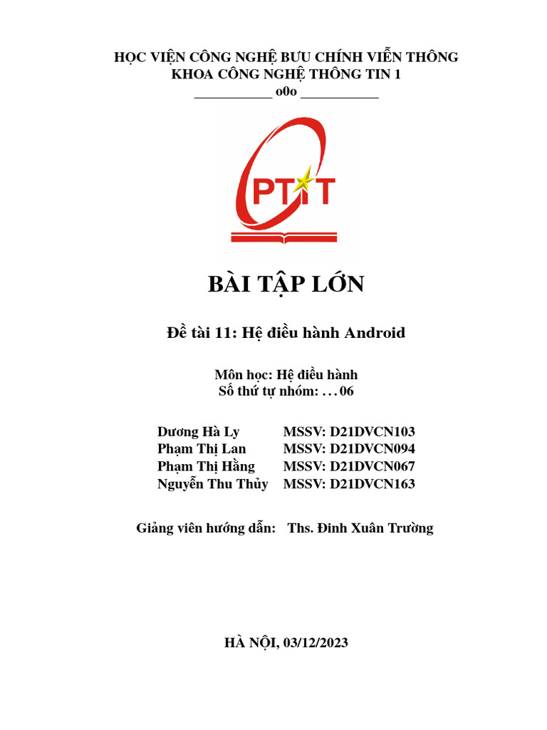 BTL HDH Nhom 06 | PDF