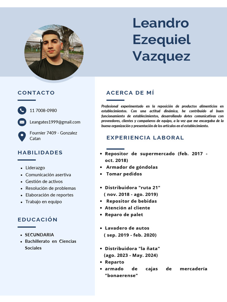 Currículum Vitae CV Lean | PDF