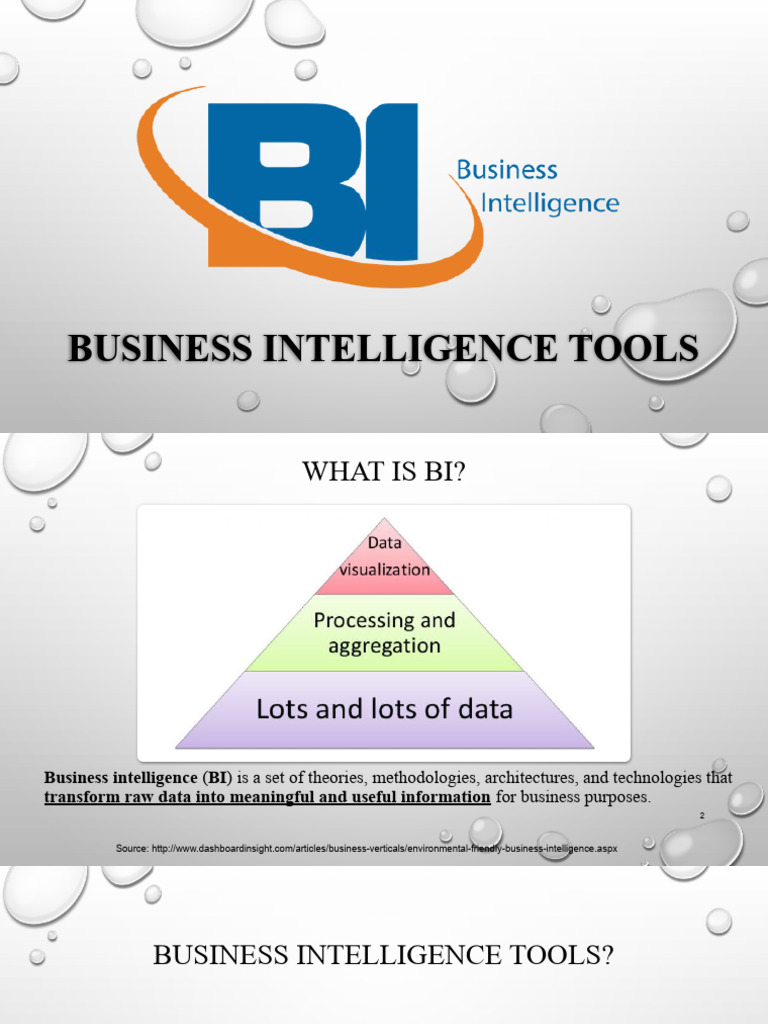 BI Tools | PDF | Business Intelligence | Computing