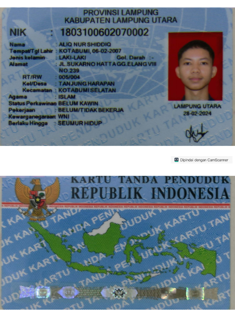 Scan KTP | PDF