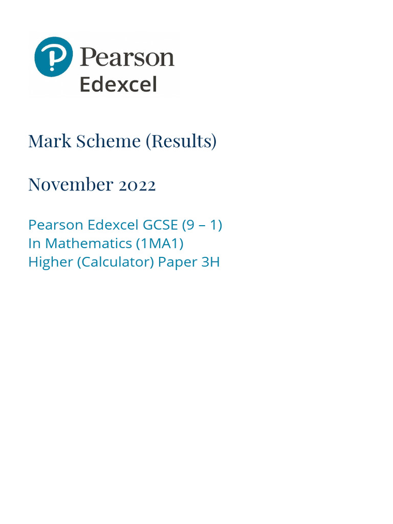 Paper3 Maths Nov 22 Mark Scheme Pdf Cartesian Coordinate System Mathematics