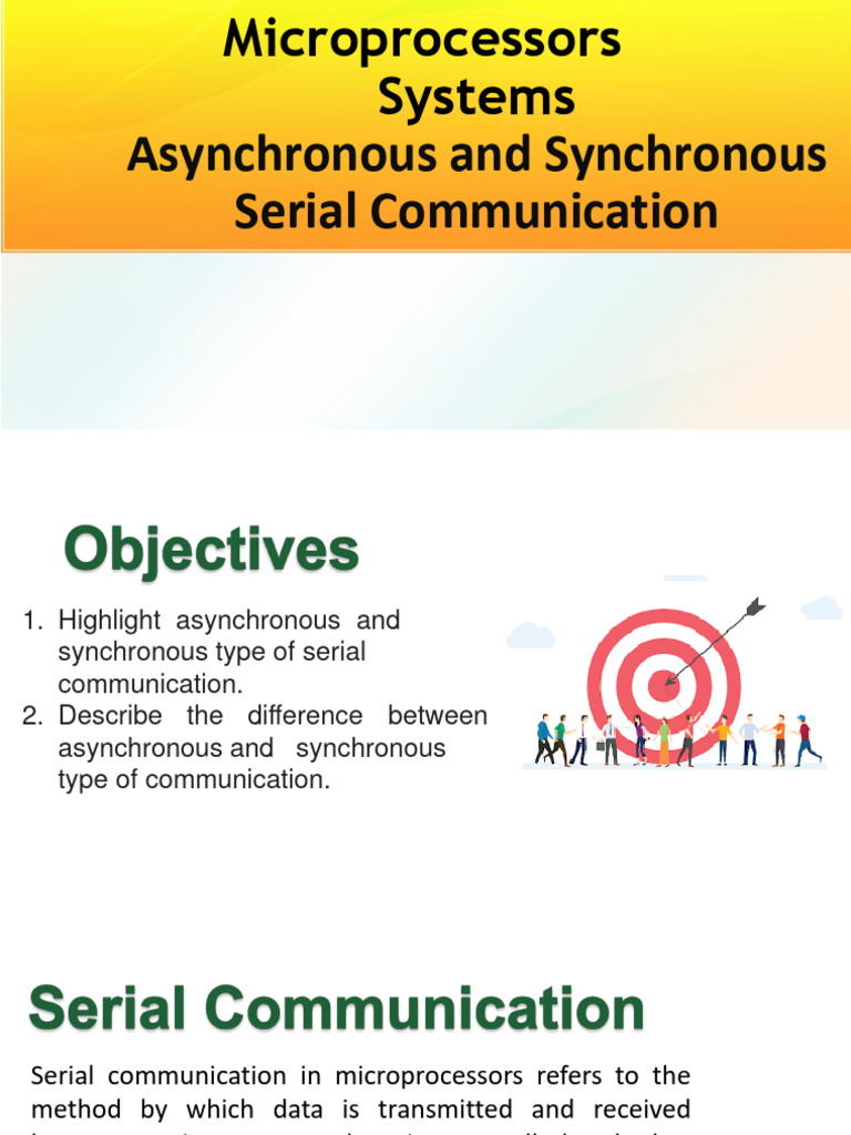 Microprocessor Asynchronous And Synchronous Serial Comm For Online