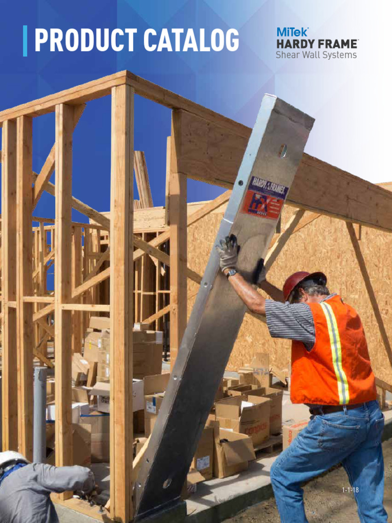 Simpson Steel Strong Wall 2018HFX-Catalog | PDF | Screw | Framing ...