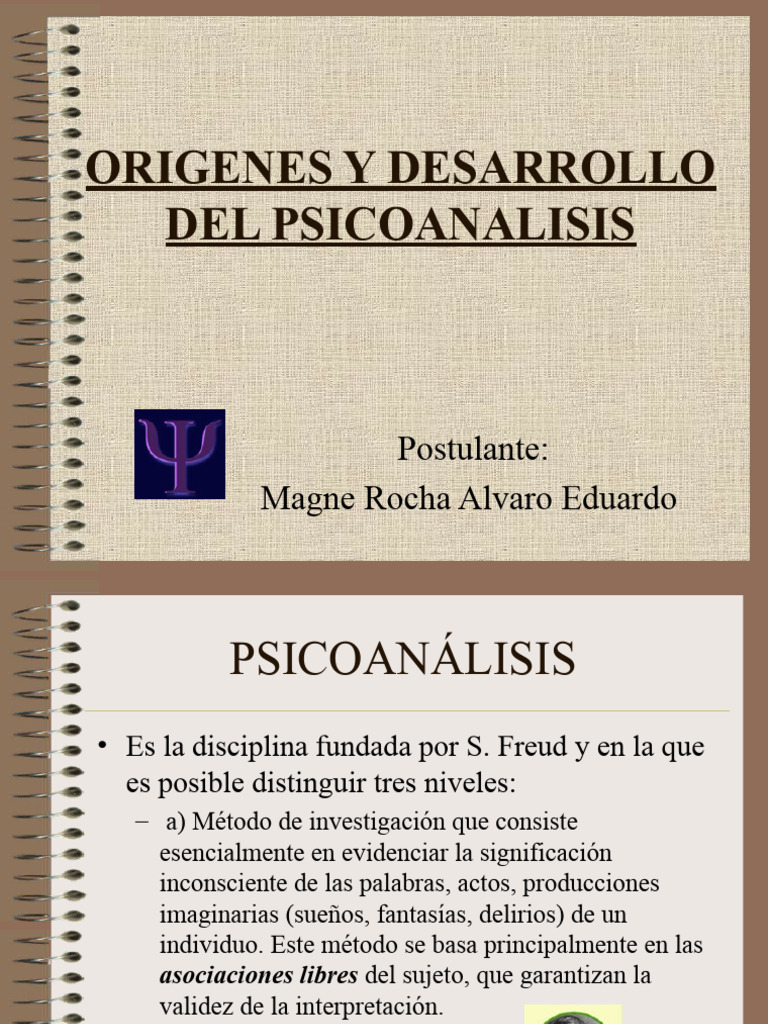 1 Origenes y Desarrollo Del Psicoanalisis. Bueno | PDF | Psicoanálisis | Mente inconsciente