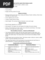 Geography IGCSE 0460 Coast Notes | PDF | Coast | Shoal