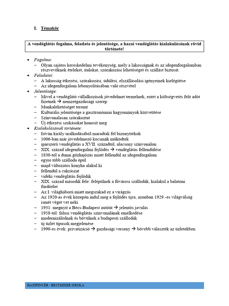 MANAGER - Teljes Jegyzet 2 | PDF