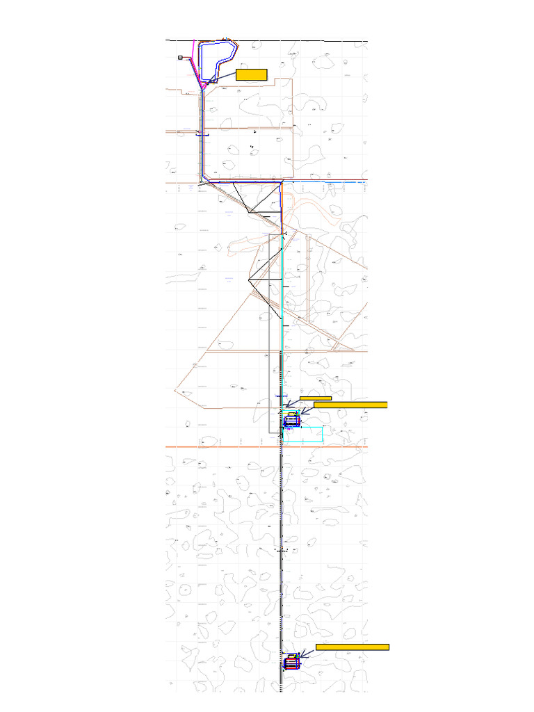 Plano de Red Primaria para La Instalacion de Fibra Optica | PDF