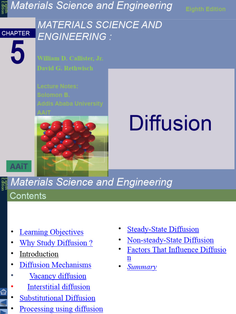 Chapter 5 Diffusion | PDF | Diffusion | Doping (Semiconductor)