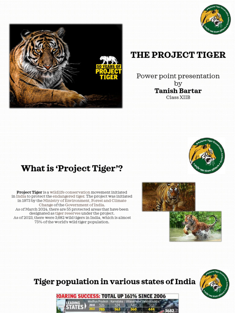 The Project Tiger | PDF | Tiger | Conservation Biology