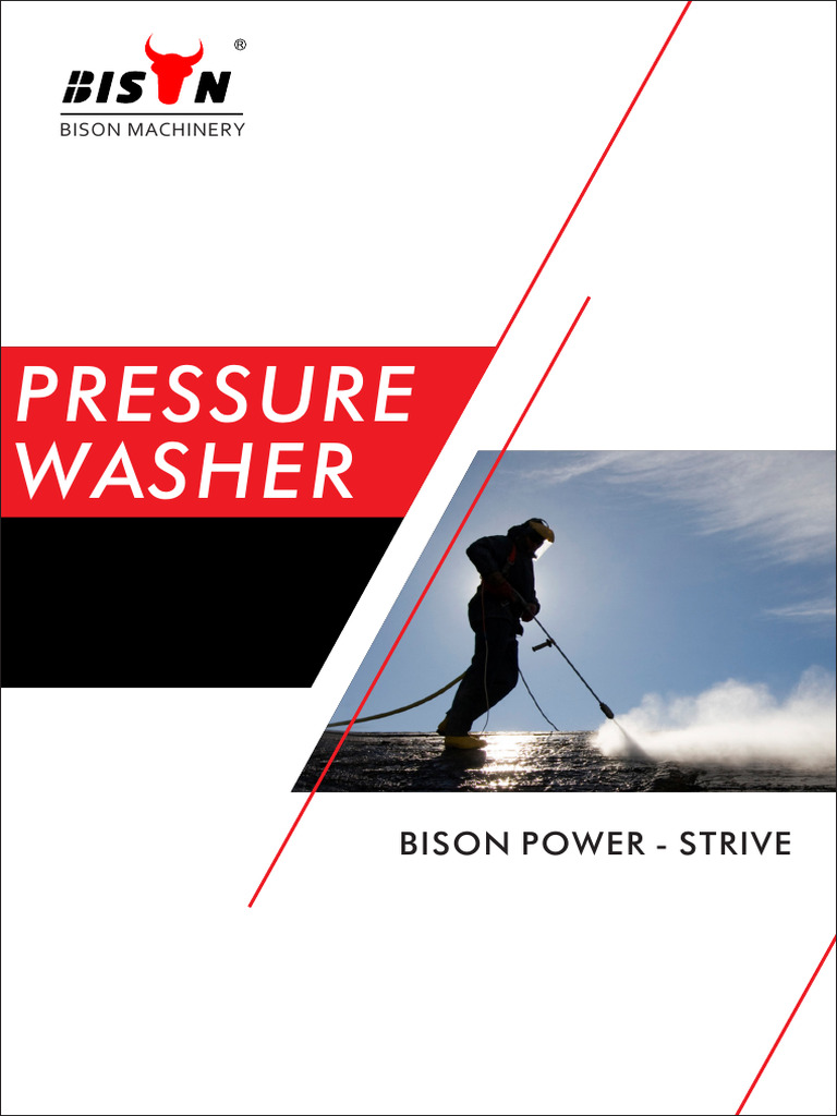 Bison High Pressure Washer | PDF | Pump | Diesel Engine