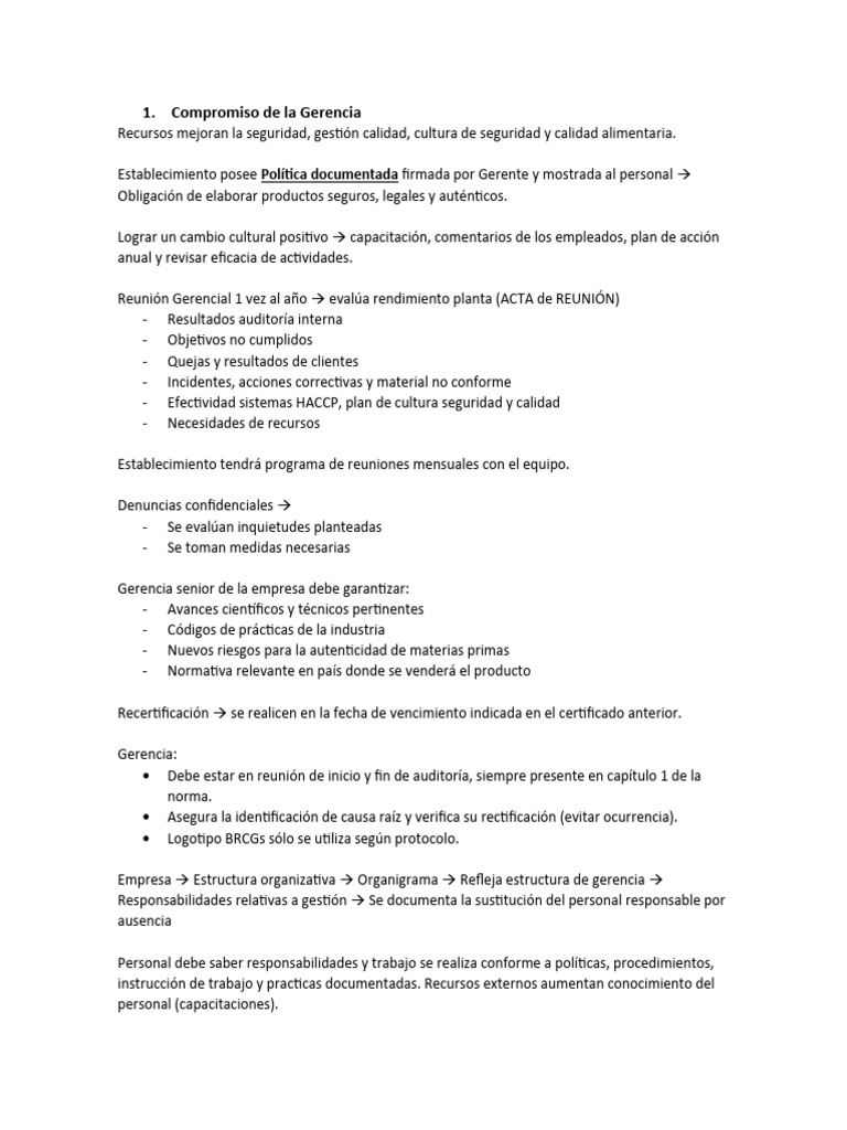 Resumen Norma BRC 9 | PDF | Análisis de Riesgo y Puntos Críticos de ...
