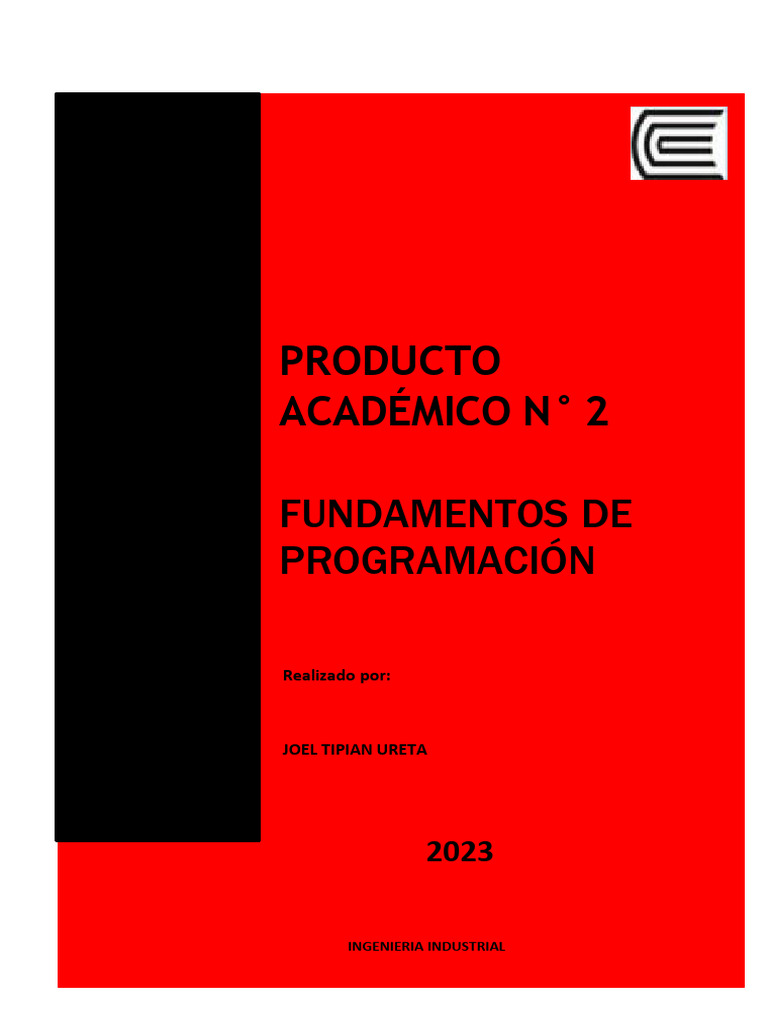 Fundamento de Programacion. - #2 | PDF | Ingeniería Informática ...