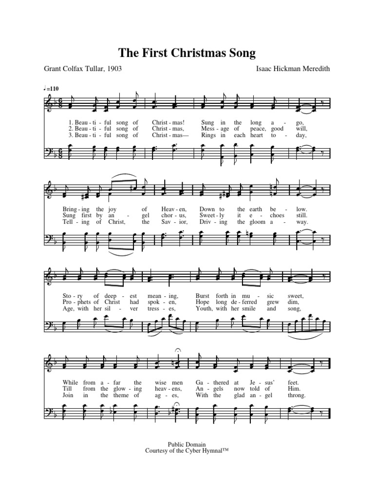 The First Christmas Song | PDF