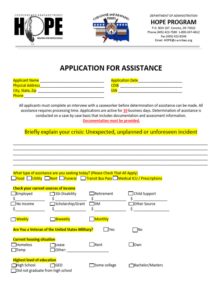 625854e97e951a5e1ac03dcc Hope-Application | PDF