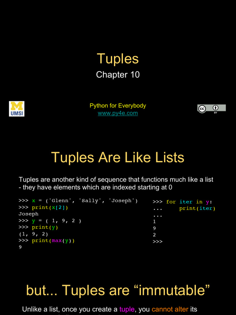 Pythonlearn-10-Tuples | Download Free PDF | Software Development ... Pythonlearn-10-Tuples | Download Free PDF | Software Development ...