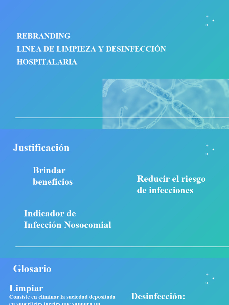 LINEA LIMPIEZA Y DESINFECCION HOSPITALARIA | PDF