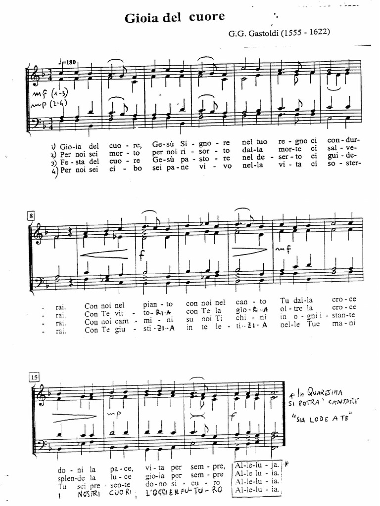 Gioia Del Cuore | PDF
