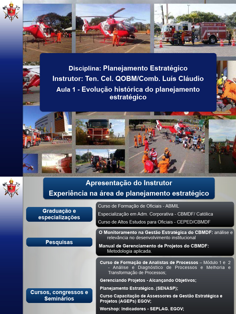 Aula 1 Planejamento Estrategico | PDF | Planejamento estratégico | Planejamento